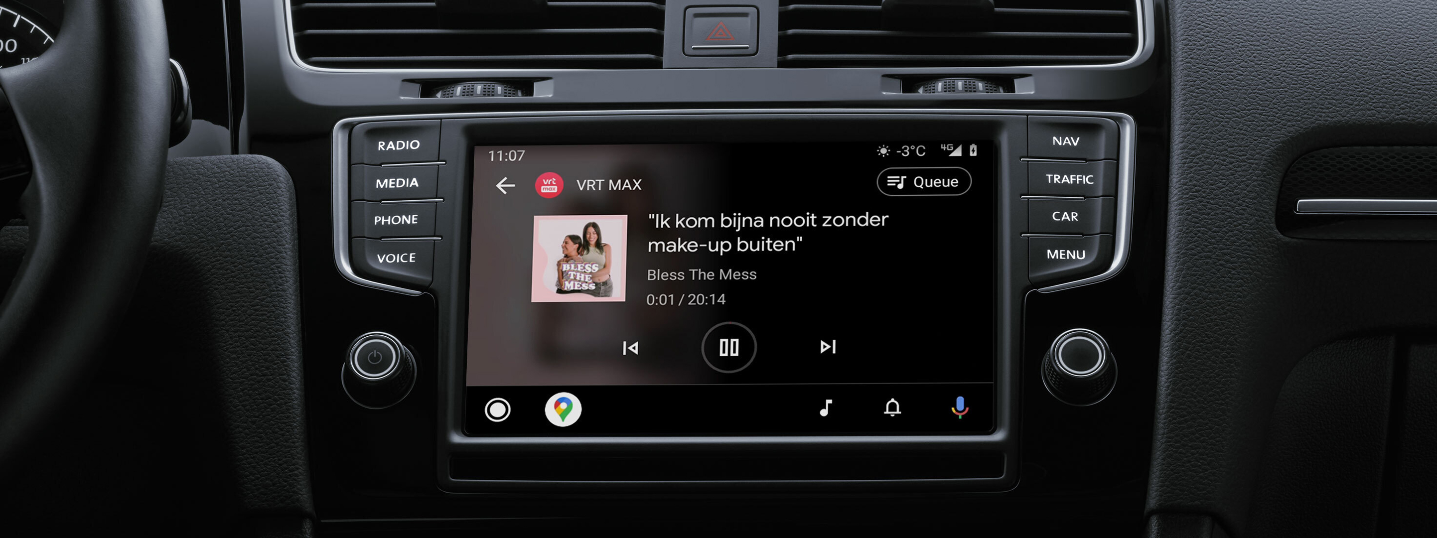 Luister in de auto naar VRT MAX